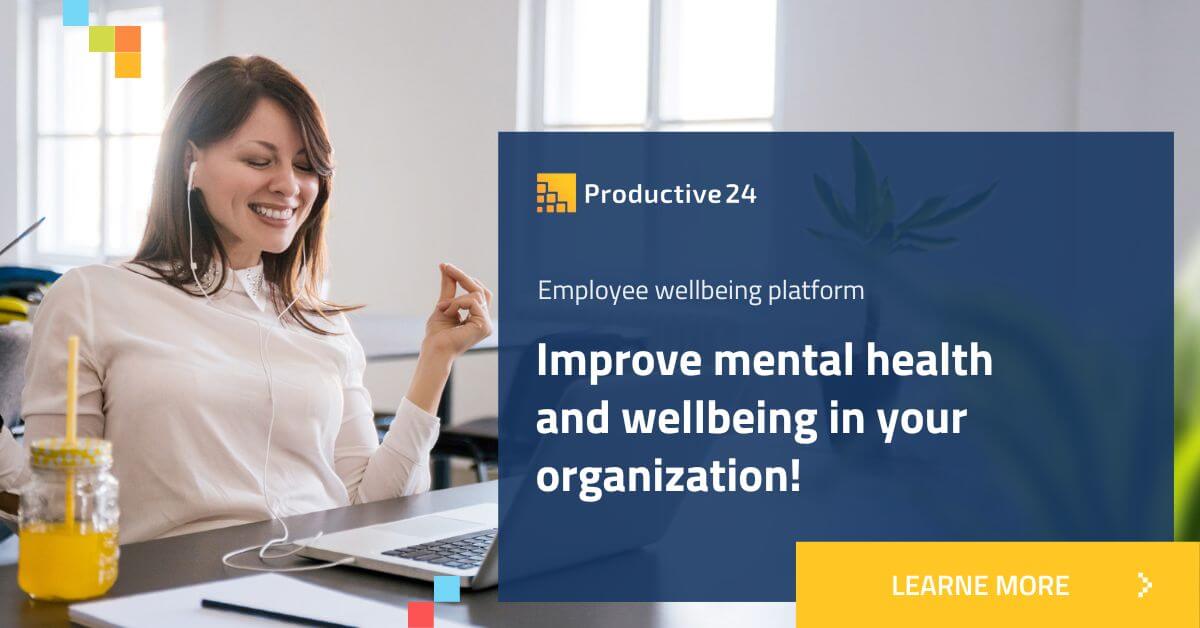 Wellbeing, kudos and employee benefits - Productive24 app